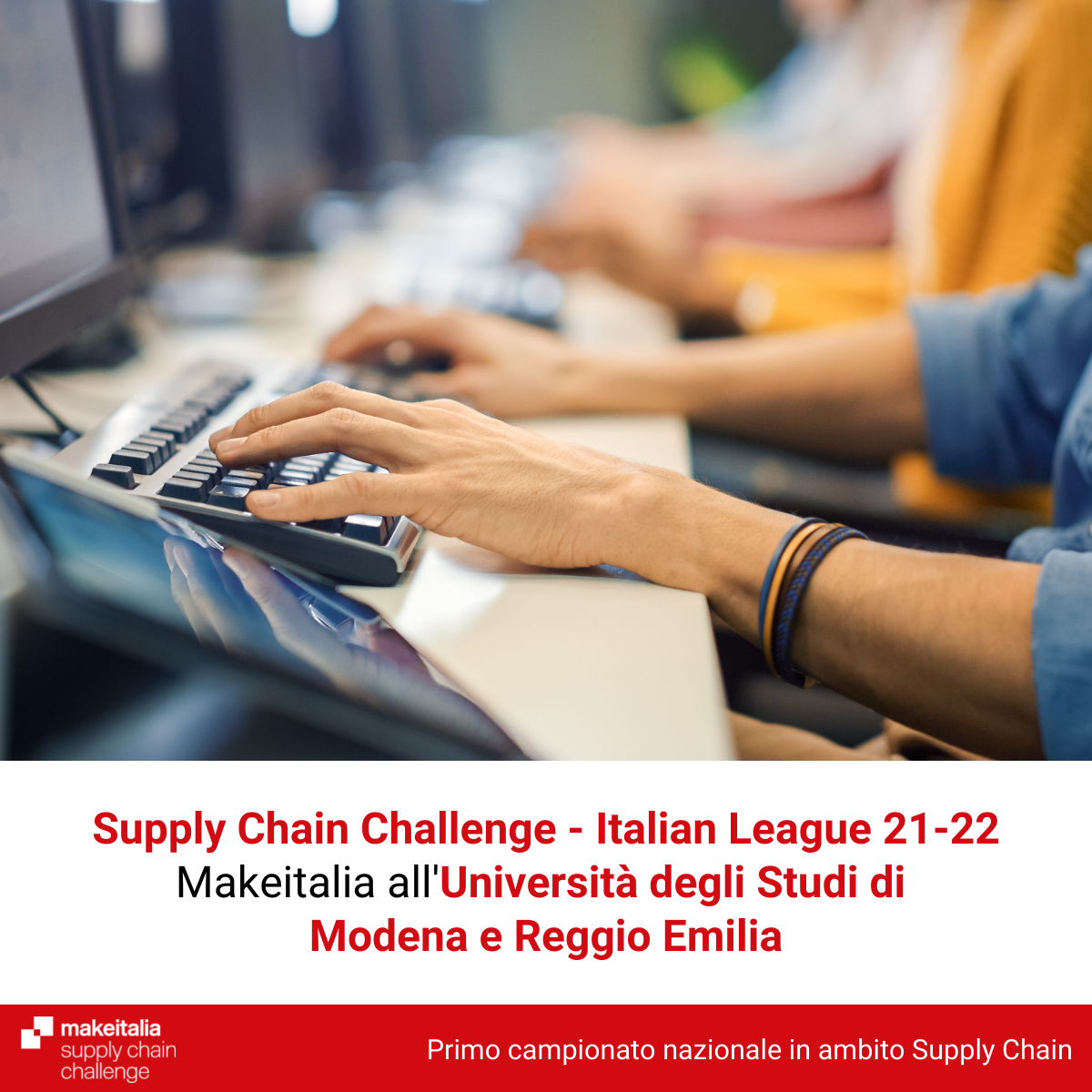 Supply Chain Challenge: Unimore joins the competition | Makeitalia